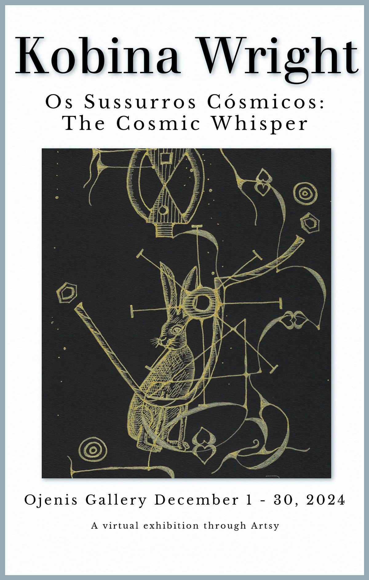 The Cosmic Whisper 2024 Exhibition Poster
